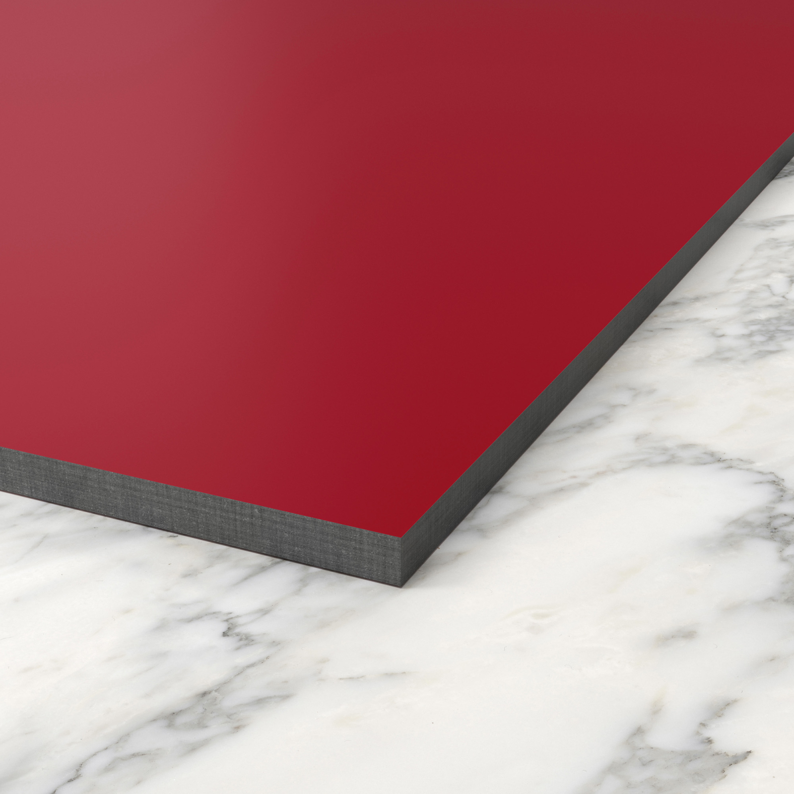 HPL Platten Rubinusrot Fundermax Kompaktplatte Außenbereich