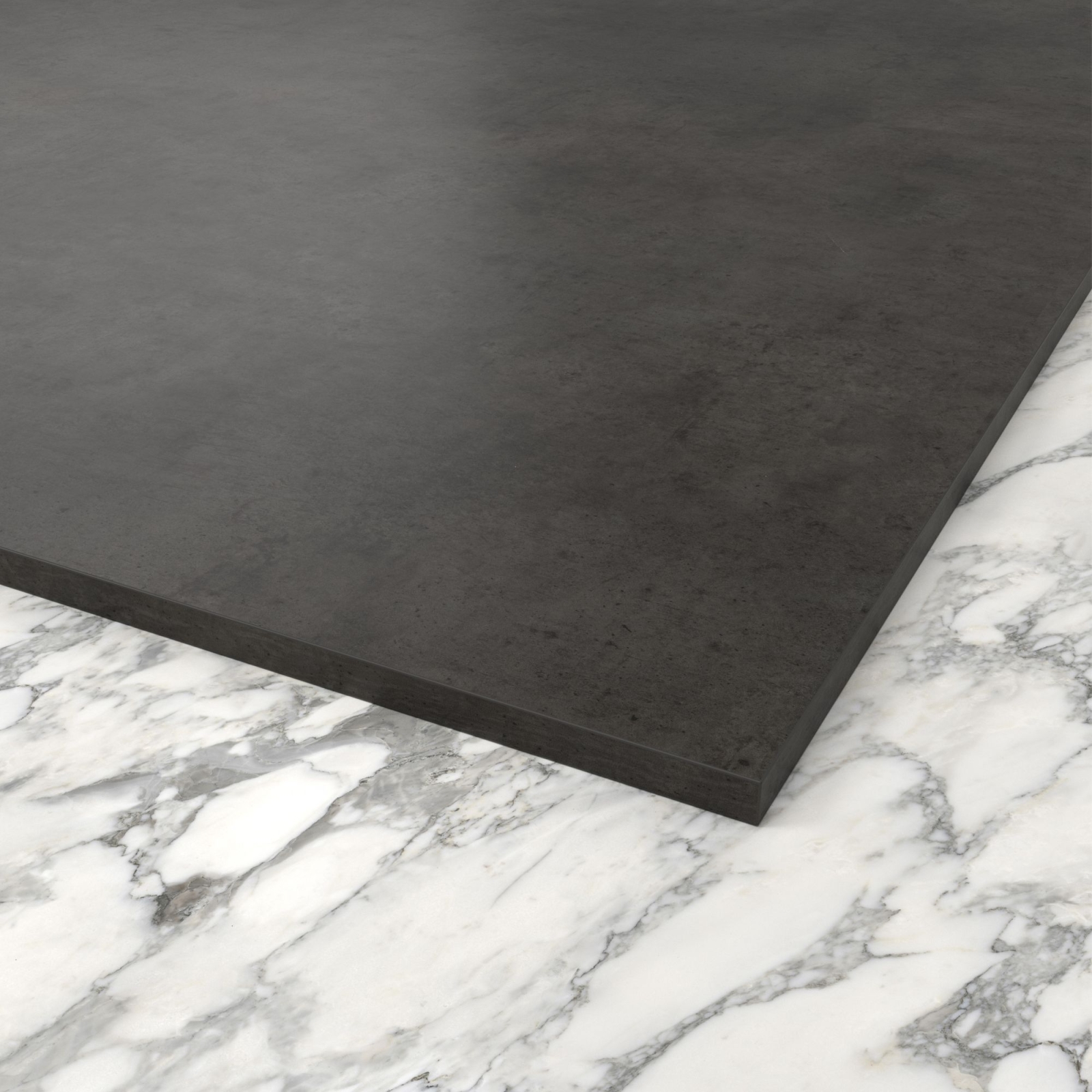 Dekormuster Arbeitsplatte Küche Beton dunkelgrau